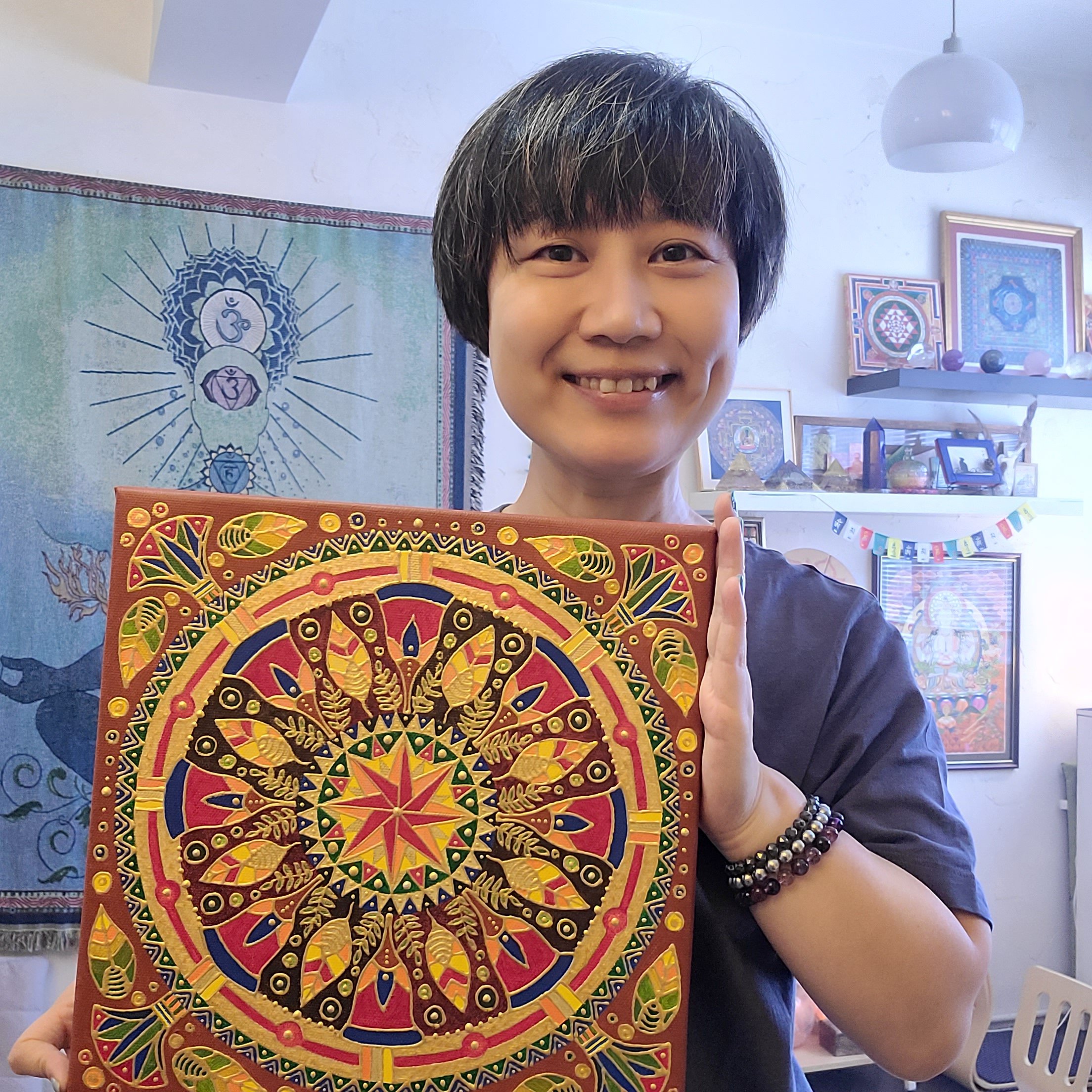 Spiritual Mandala Painting Workshop 靈性曼陀羅繪畫班 – Samslight Workshop